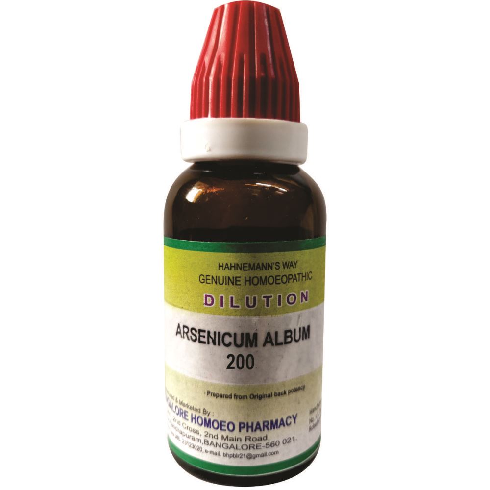 BUY BHP Arsenicum Album 200 CH 30ml DISCOUNT 55% OFF CoD | Homeonherbs