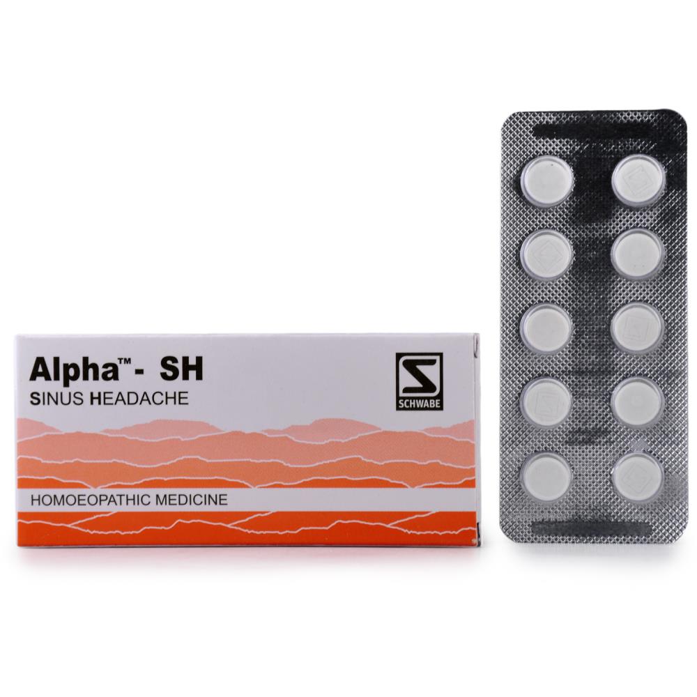 BUY Willmar Schwabe India Alpha SH Sinus Headache 40tab DISCOUNT 55% ...