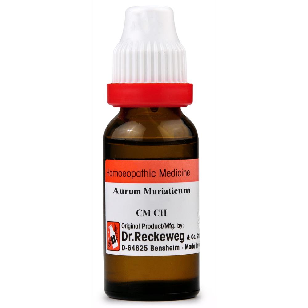 BUY Dr. Reckeweg Aurum Muriaticum CM CH 11ml DISCOUNT 55% OFF CoD | Homeonherbs