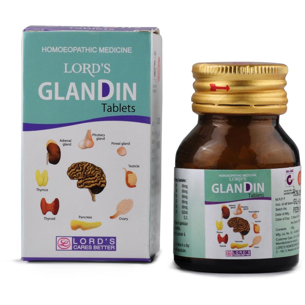 BUYLords Glandin Tablets 450g DISCOUNT 55% OFF CoD | Homeonherbs