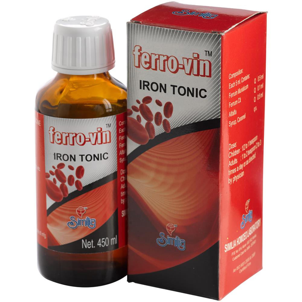 BUY Similia India Ferrovin Iron Tonic 450ml DISCOUNT 55% OFF CoD ...