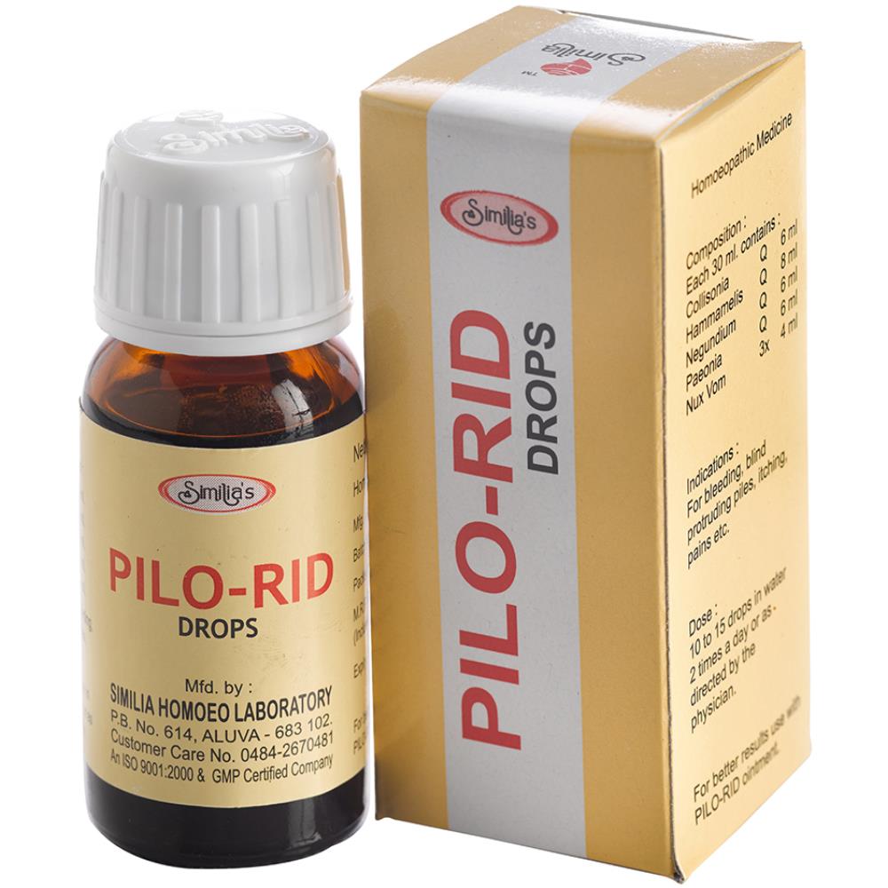 BUY Similia India Pilo-Rid Drops 100ml DISCOUNT 55% OFF CoD | Homeonherbs