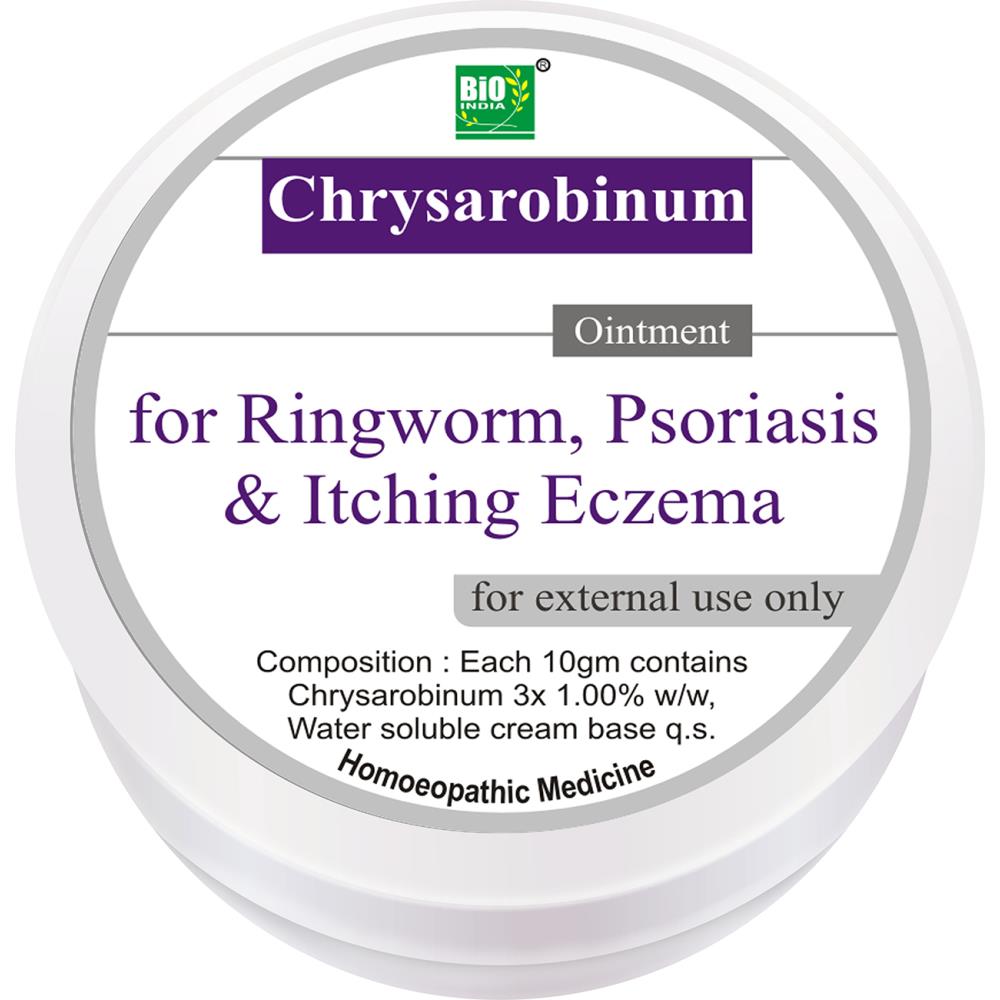 BUY Bio India Chrysarobinum 30g DISCOUNT 55% OFF CoD | Homeonherbs