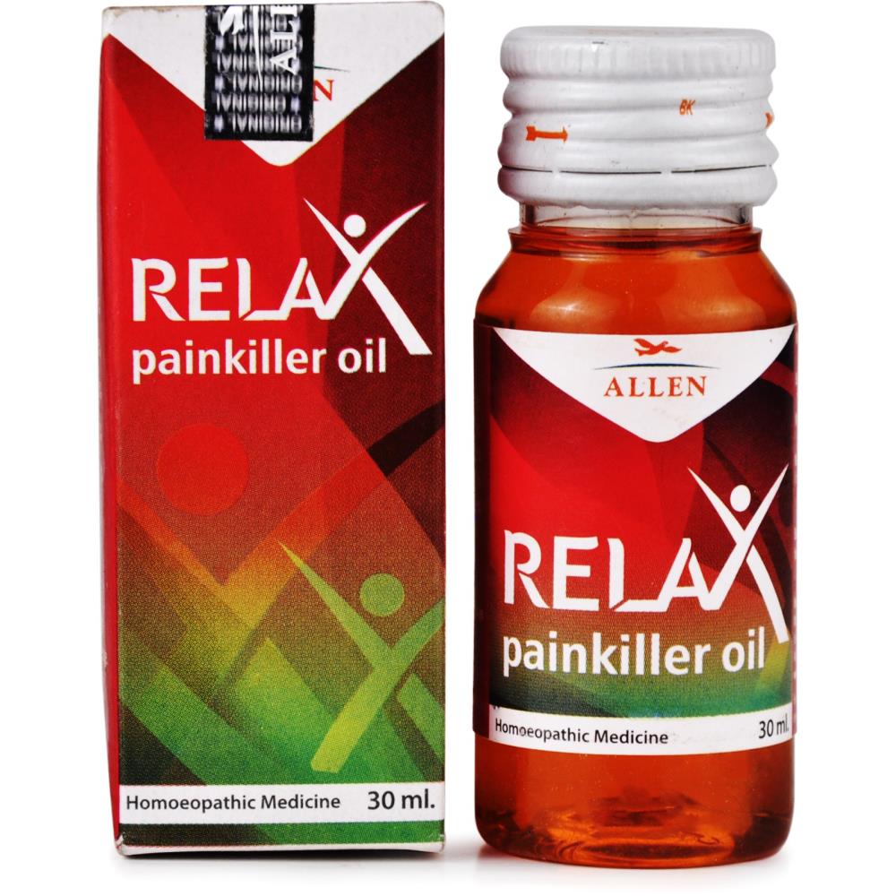 BUY Allen Relax Pain Killer Oil 30ml DISCOUNT 55% OFF CoD | Homeonherbs