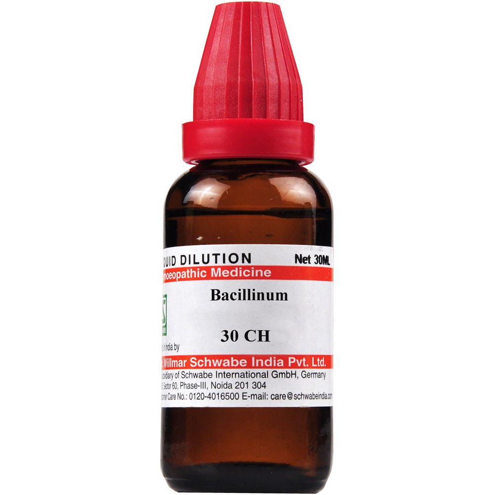 BUY Willmar Schwabe India Bacillinum 30 CH 30ml DISCOUNT 55% OFF CoD ...