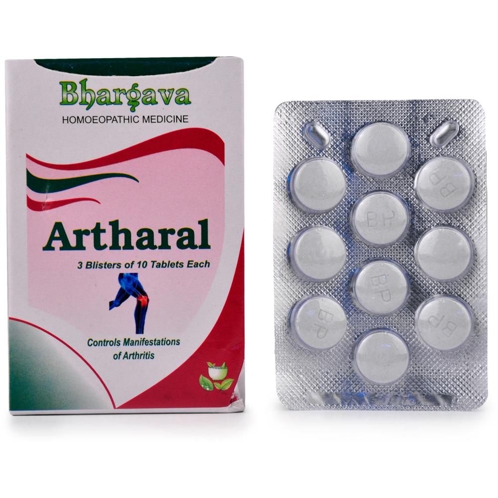 BUY Dr. Bhargava Artharal Tablets 30tab DISCOUNT 55% OFF CoD | Homeonherbs