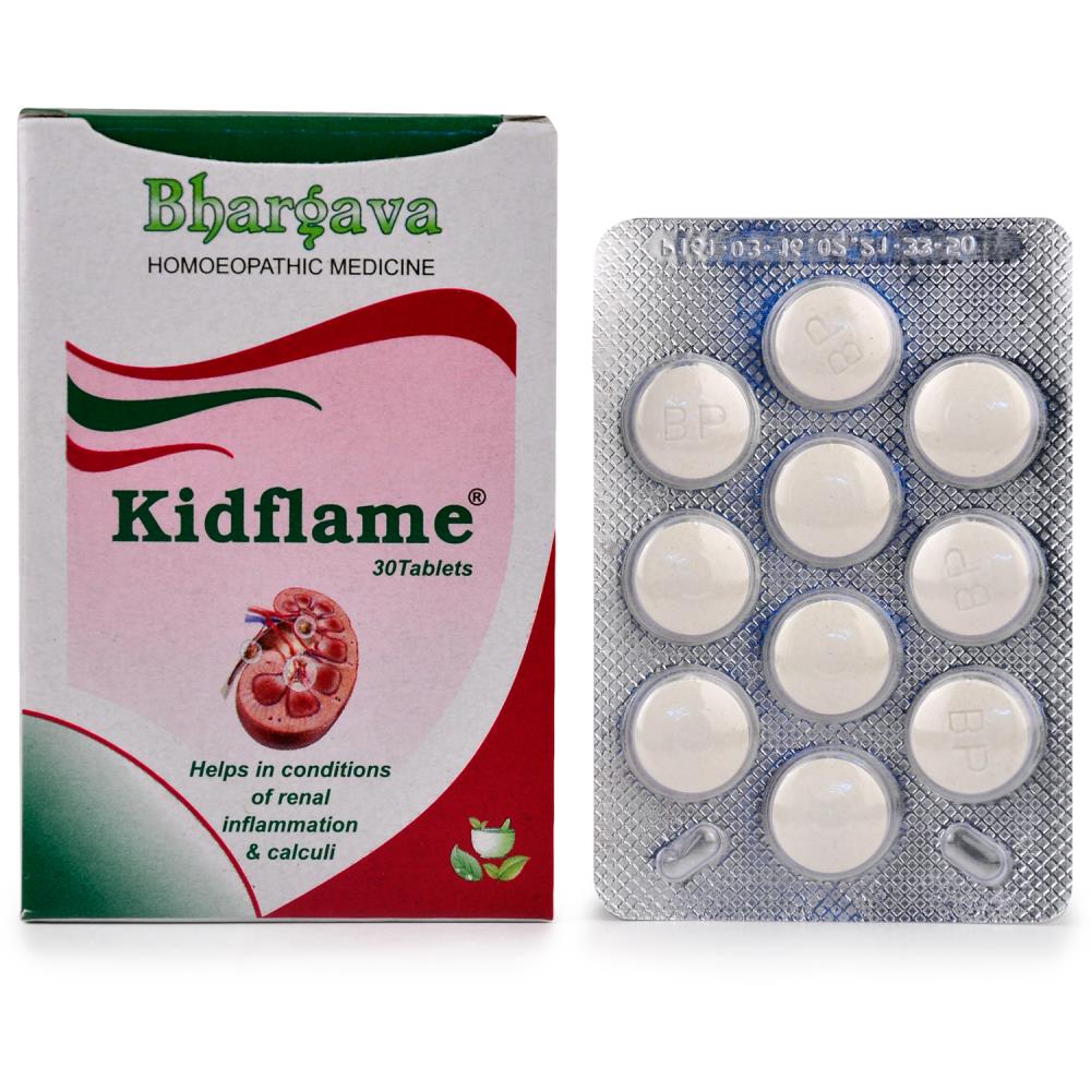 BUY Dr. Bhargava Kidflame Tablets 30tab DISCOUNT 55% OFF CoD | Homeonherbs