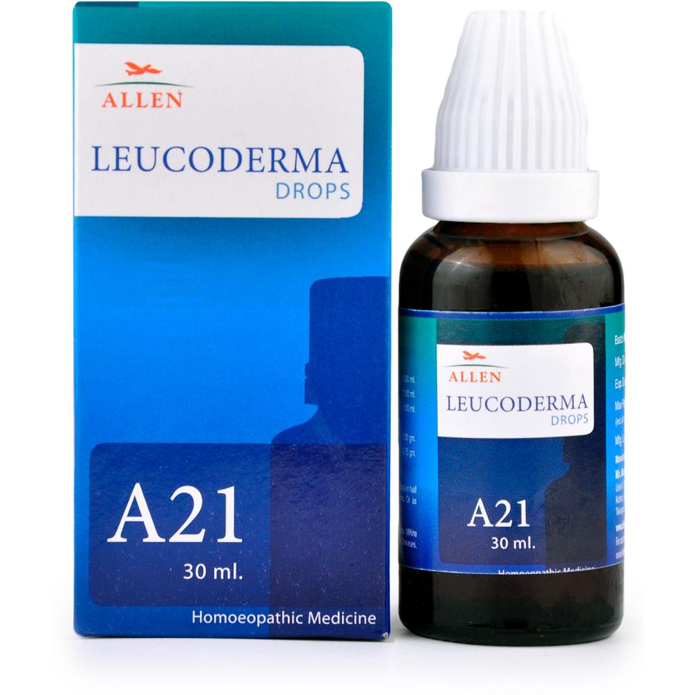 BUY Allen A21 Leucoderma Drops 30ml DISCOUNT 55% OFF CoD | Homeonherbs
