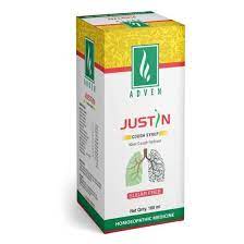 BUY Adven Justin Cough Syrup 180ml DISCOUNT 55% OFF CoD | Homeonherbs